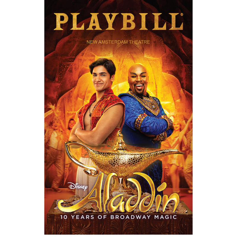 Aladdin Limited Edition July 2024 Playbill Version 1