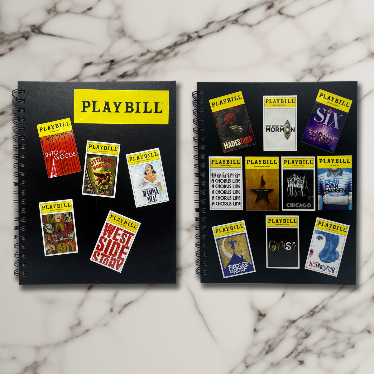 All-Time Favorite Musicals Sticker Pack of Playbill Covers