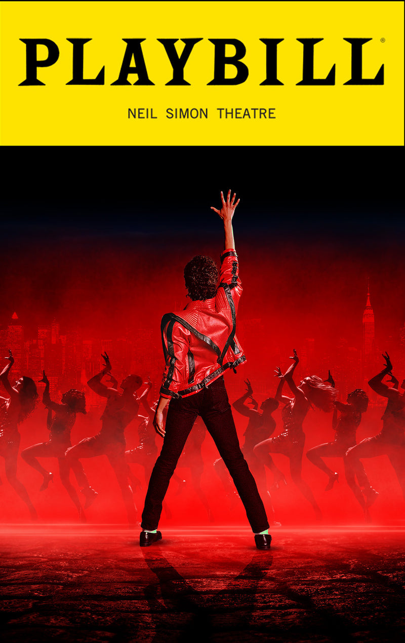 MJ the Musical October 2025 Limited Edition Playbill