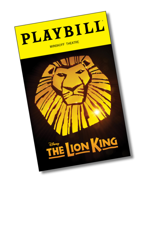 The Lion King Playbill Sticker