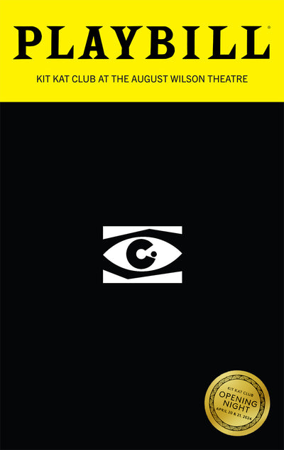 Cabaret 2024 Revival Limited Edition Official Opening Night Playbill