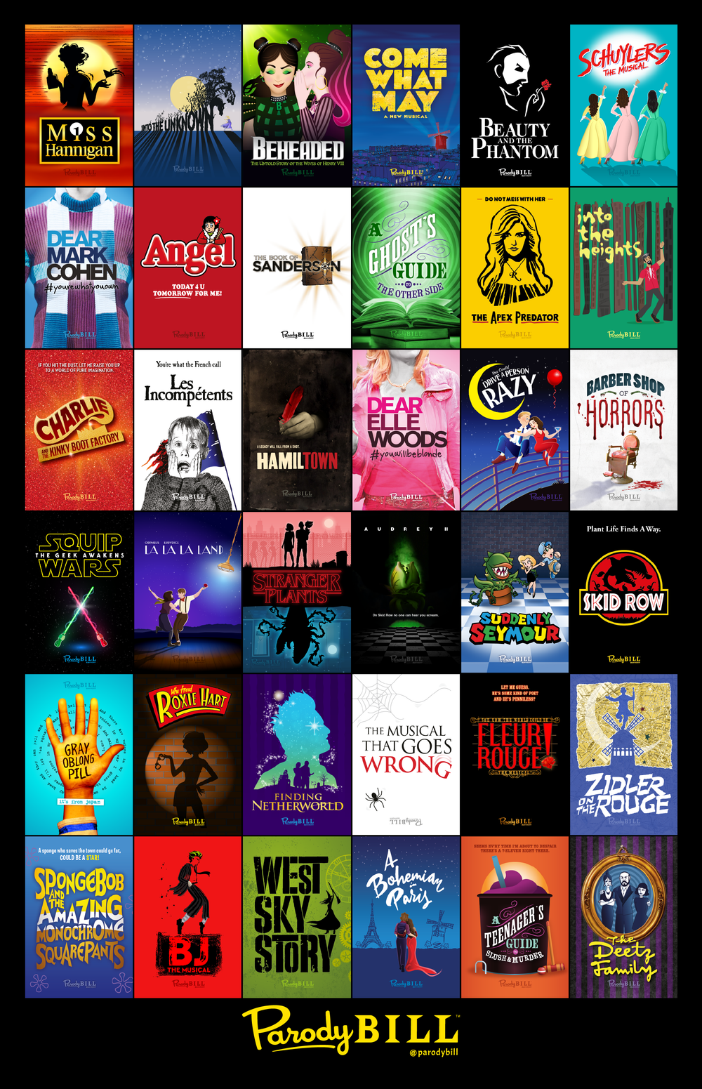 Parodybill Greatest Hits Poster