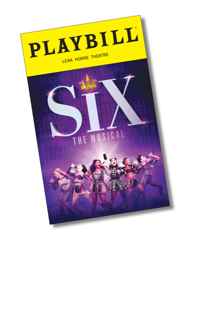 SIX the Musical Playbill Sticker
