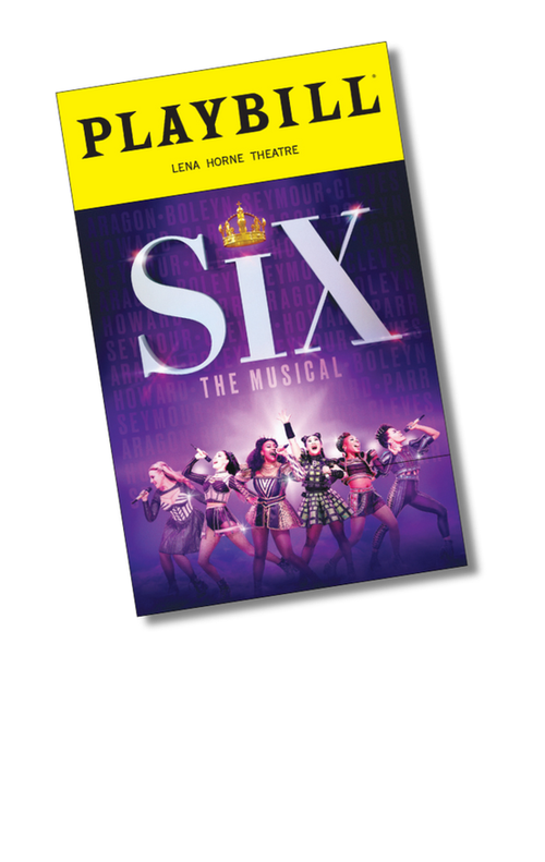 Six the Musical Playbill Sticker
