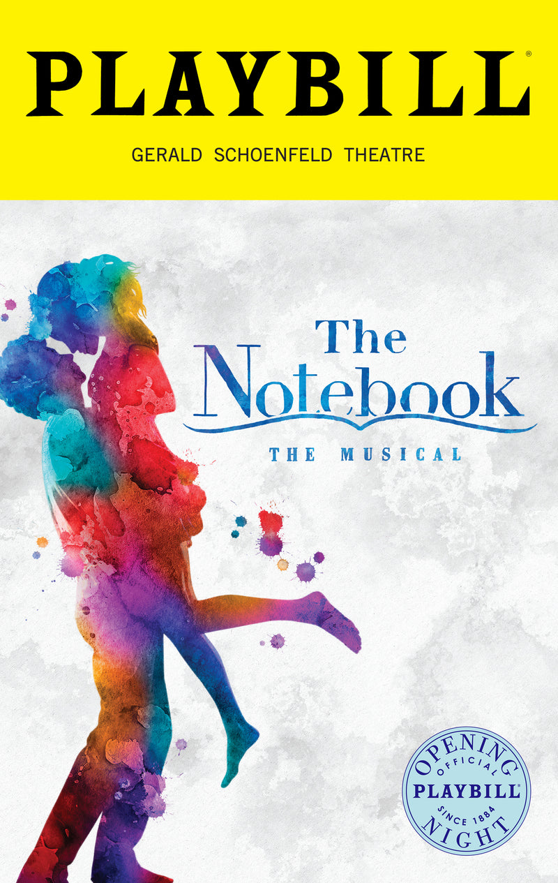 The Notebook Limited Edition Official Opening Night Playbill