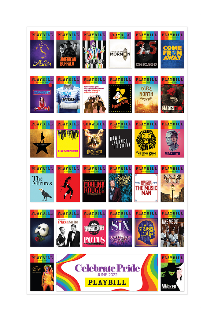 Playbill Pride 2022 Poster